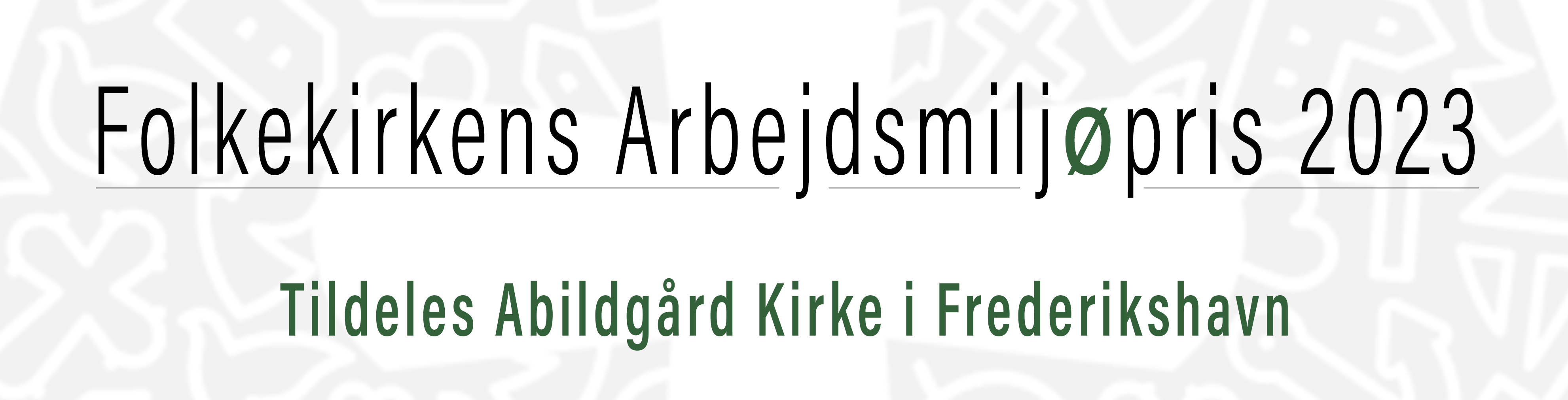 Her er vinderen af Folkekirkens Arbejdsmiljøpris 2023 - FAR - Nyheder - Site